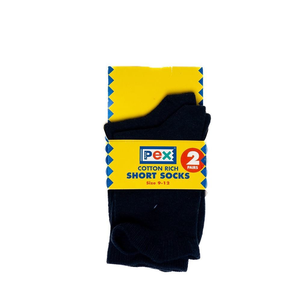PEX SCHOOL SOCKS Boys Short Socks Navy – Burgess Department Store