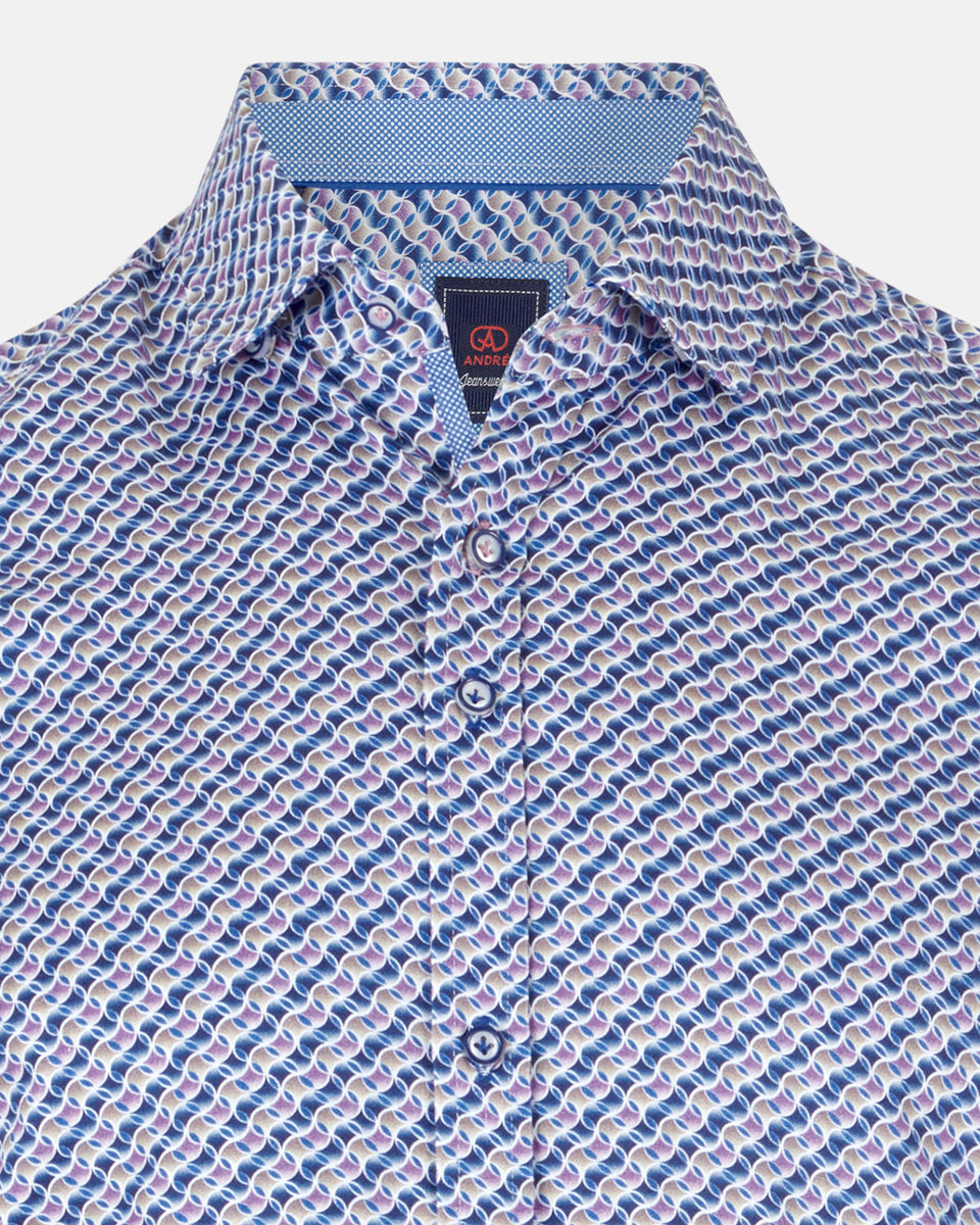 ANDRE Long Sleeve Dallas Shirt Purple – Burgess Department Store