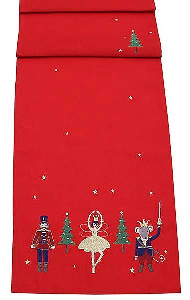 PEGGY WILKINS Nutcracker Runner Red – Burgess Department Store