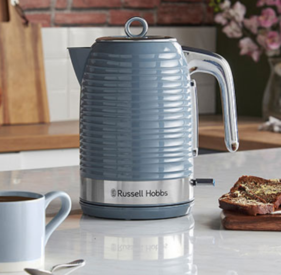 RUSSELL HOBBS Inspire Kettle Grey – Burgess Department Store