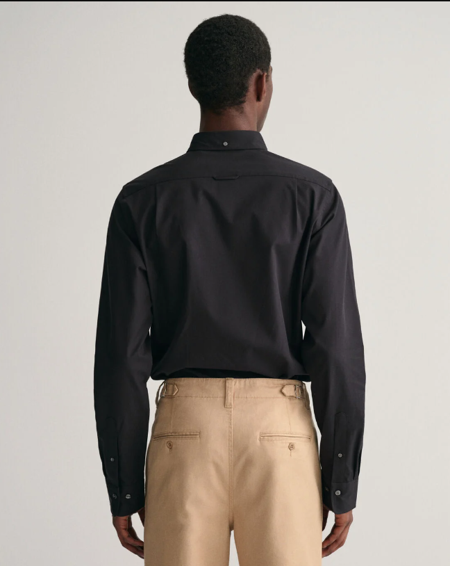 GANT SlimFit PinPoint Oxford Shirt Navy/black – Burgess Department Store