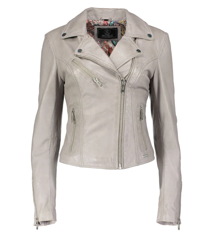 RINO AND PELLE Leather Jacket Fog – Burgess Department Store