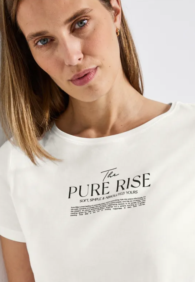 STREET ONE T Shirt with Printed Design White – Burgess Department Store